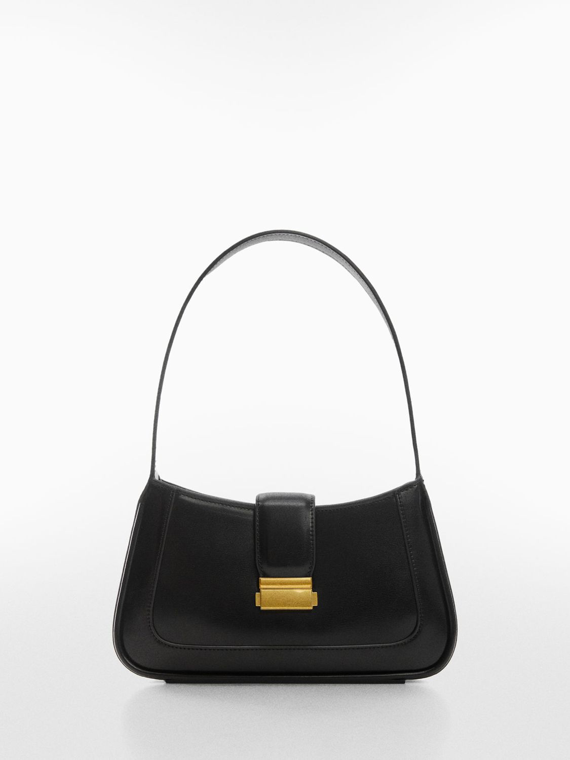 MANGO Michelle Shoulder Bag in Black | Endource