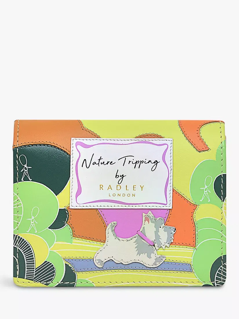 RADLEY Book Street Nature Tripping Small Flap Over Purse in Chalk/Multi ...
