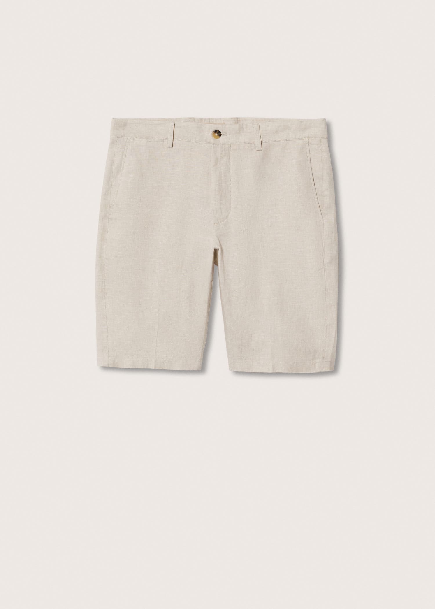 MANGO 100% Linen Shorts | endource