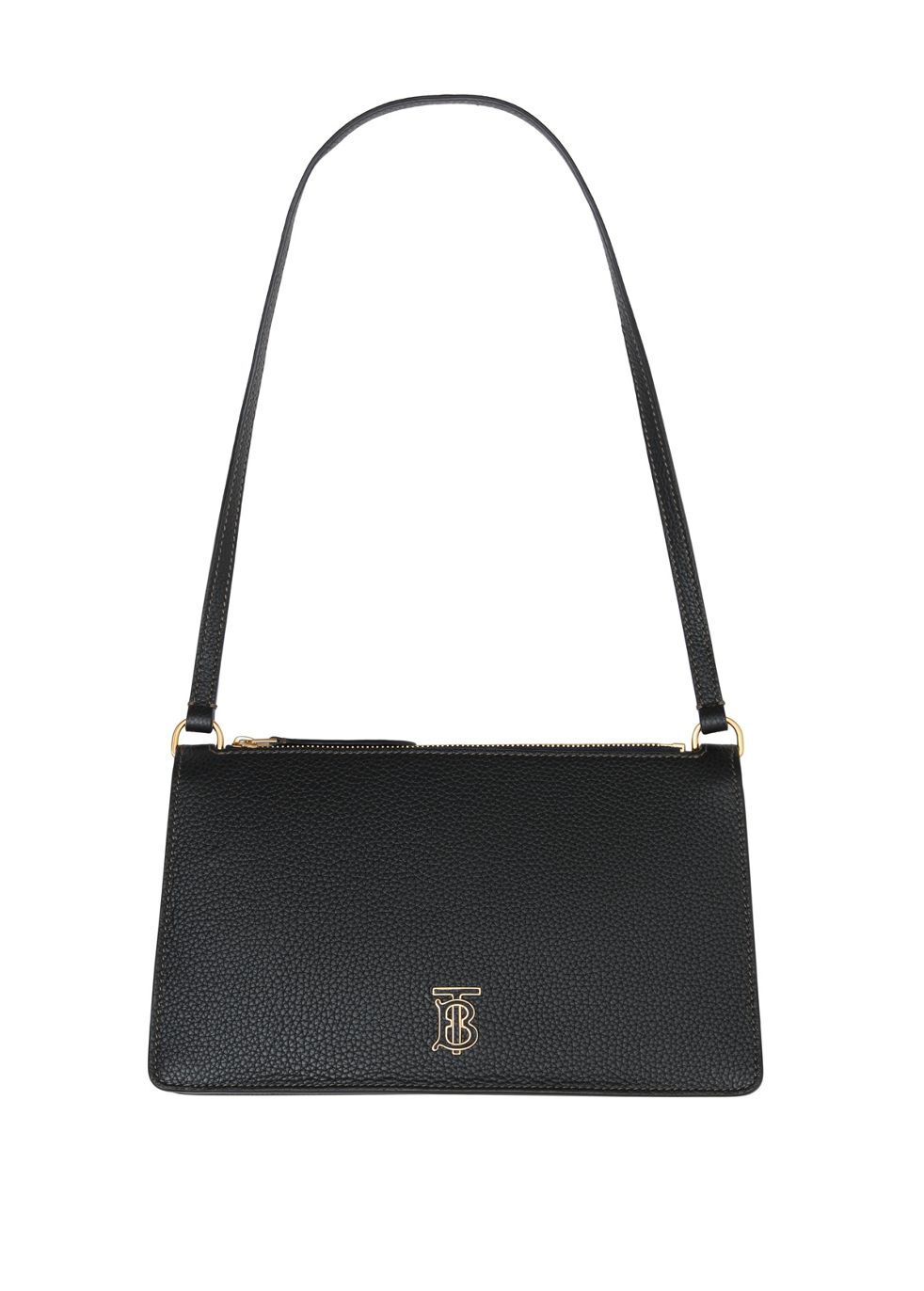 BURBERRY Grainy Leather Mini TB Shoulder Pouch | Endource