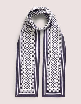 BODEN Skinny Silk Scarf | endource