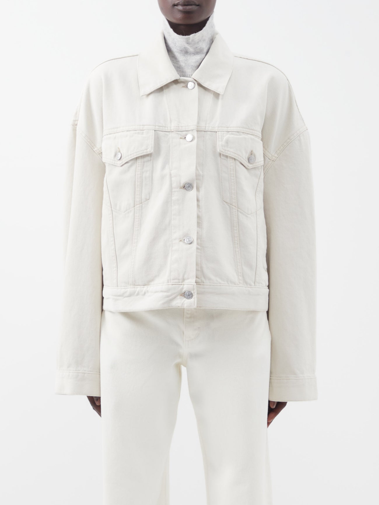 ACNE STUDIOS Morris Cropped Denim Jacket | endource